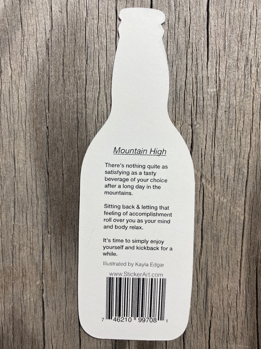 Mountain High Sticker – Sticker Art