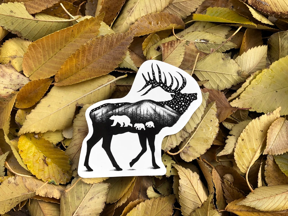 Elk Sticker decal – Sticker Art